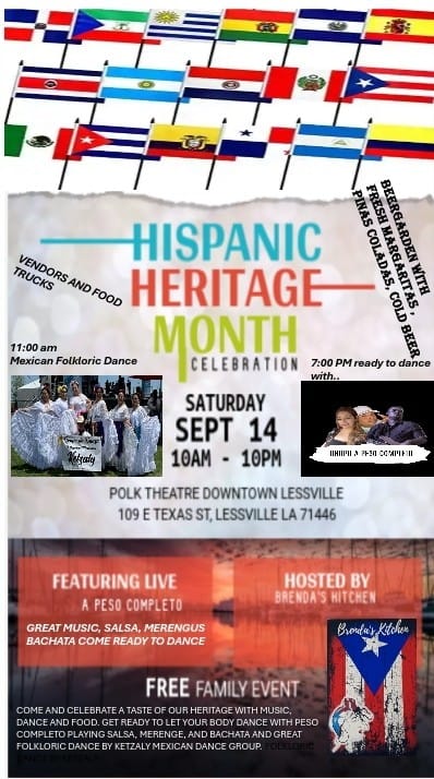 Hispanic Heritage Month Celebration - Vernon Parish Louisiana's Legend ...